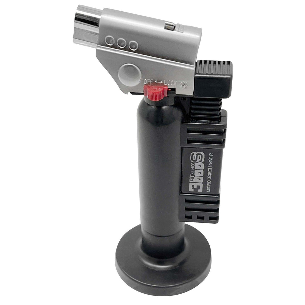 PRINCE GT3000S Piezo Gas Torch | Refillable High-Temp Flame