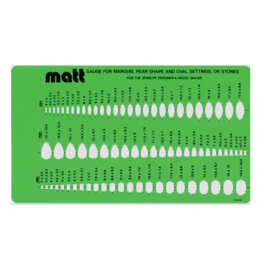 Matt Modeling Oval-Pear-Marquise Settings Template